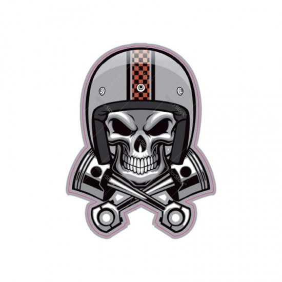 Motosiklet Sticker Kuru Kafa 75 X 100 Mm